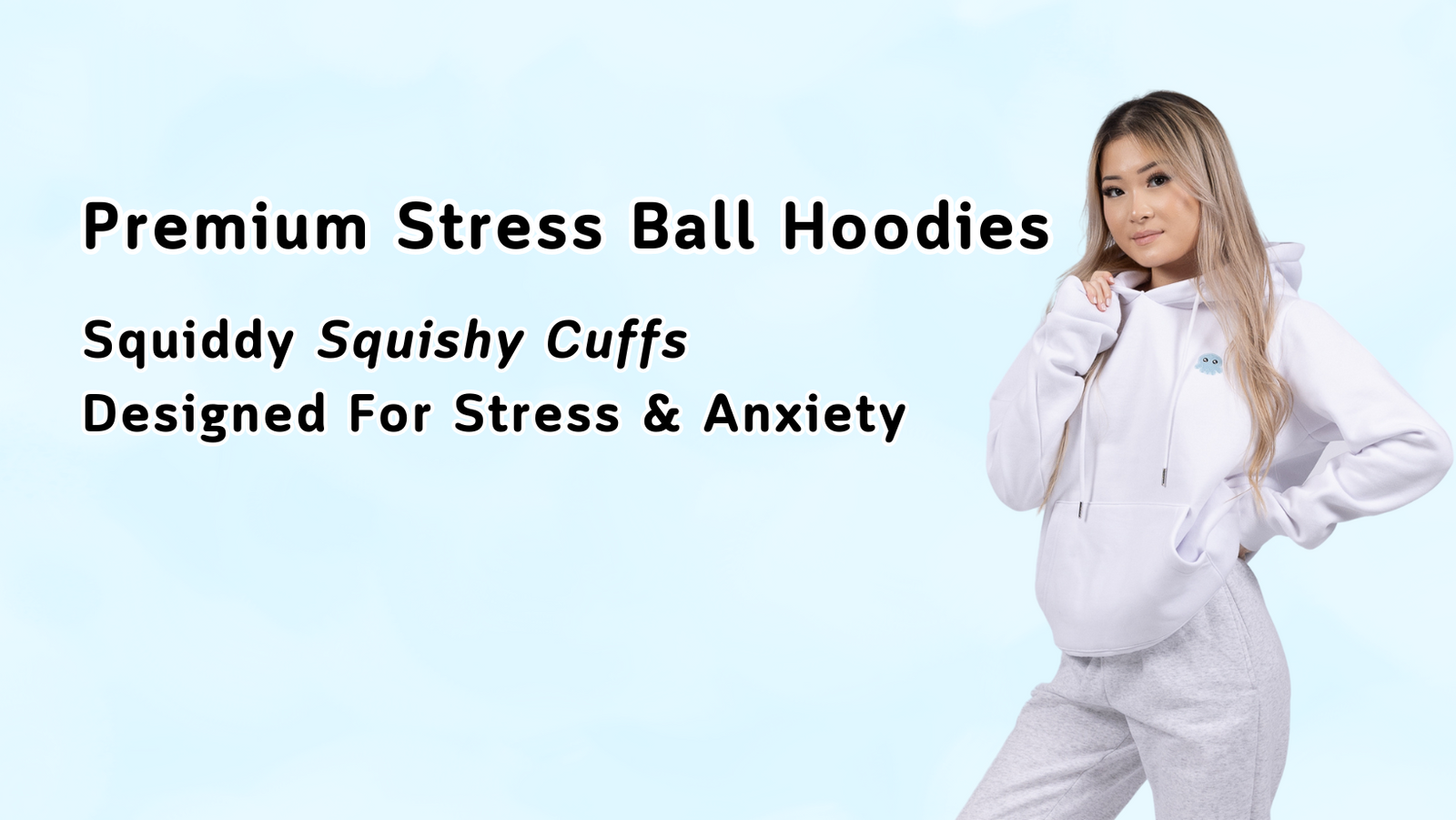 Squiddy Clothing | Hoodies With Squishy Cuffs- On Sale Now